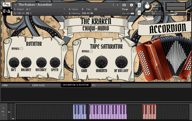 THE KRAKEN - ACCORDION – Chiqui-Audio