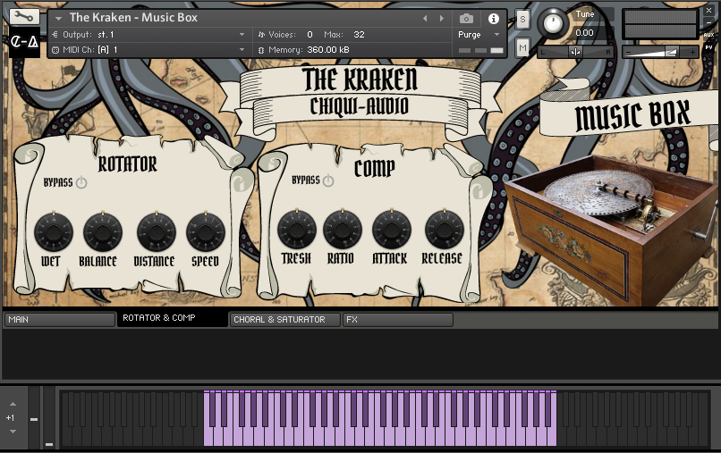THE KRAKEN - MUSIC BOX – Chiqui-Audio