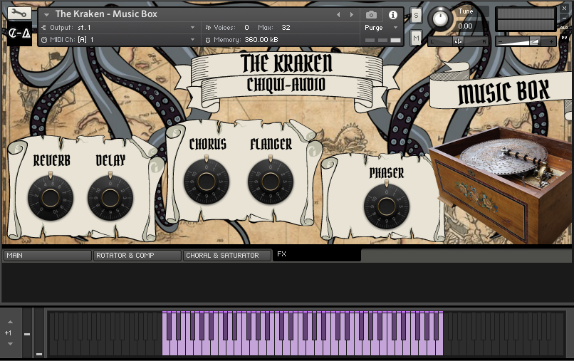 THE KRAKEN - MUSIC BOX – Chiqui-Audio